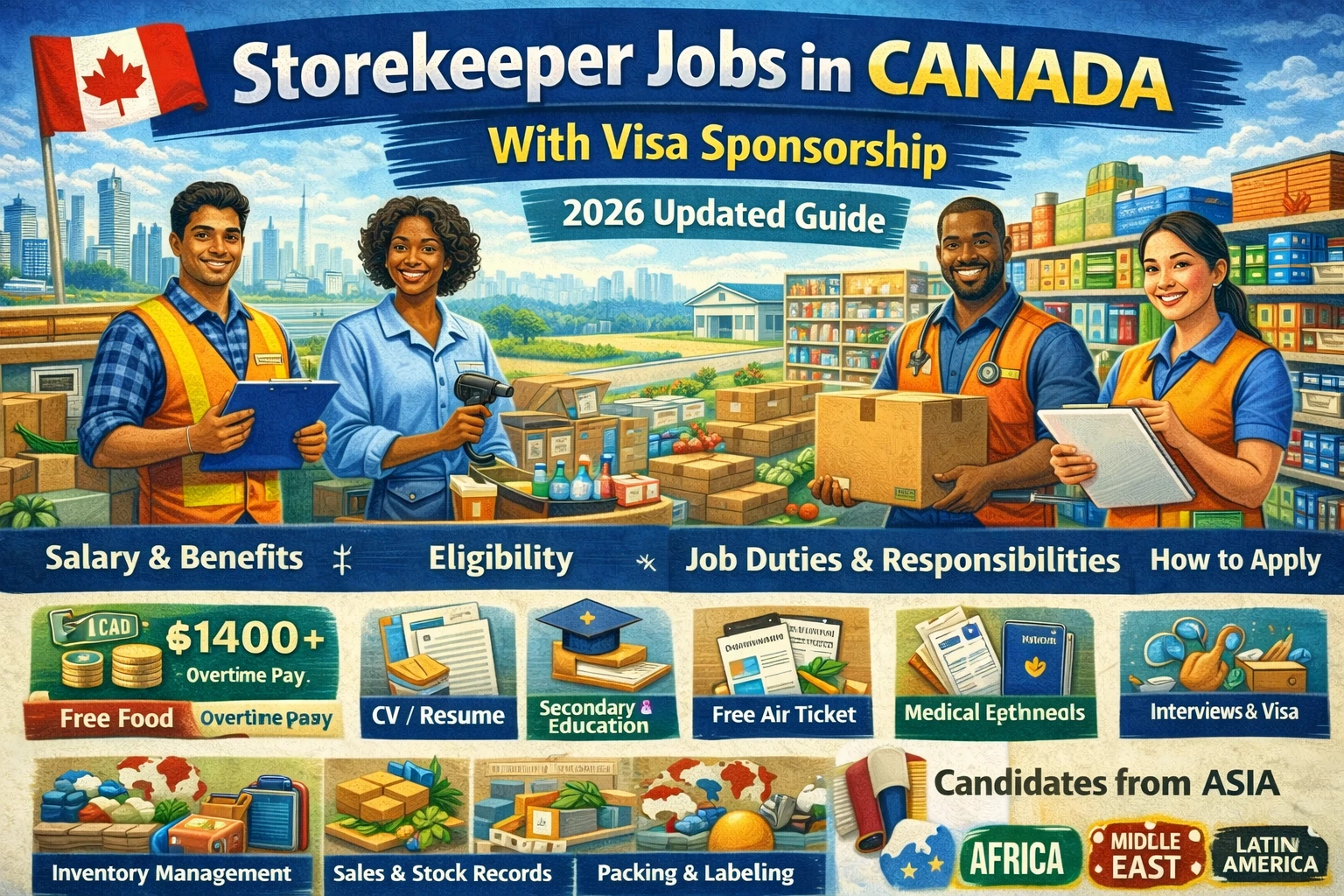 Storekeeper Jobs in Canada With Visa Sponsorship (2026 Updated Guide ...