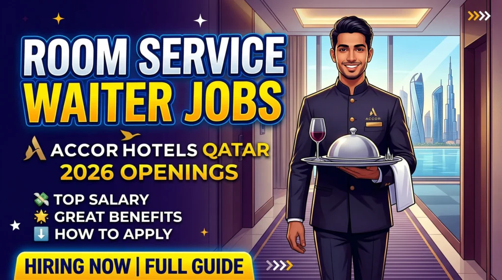 Room Service Waiter Jobs at Accor Hotels Qatar 2026 – Salary, Benefits ...