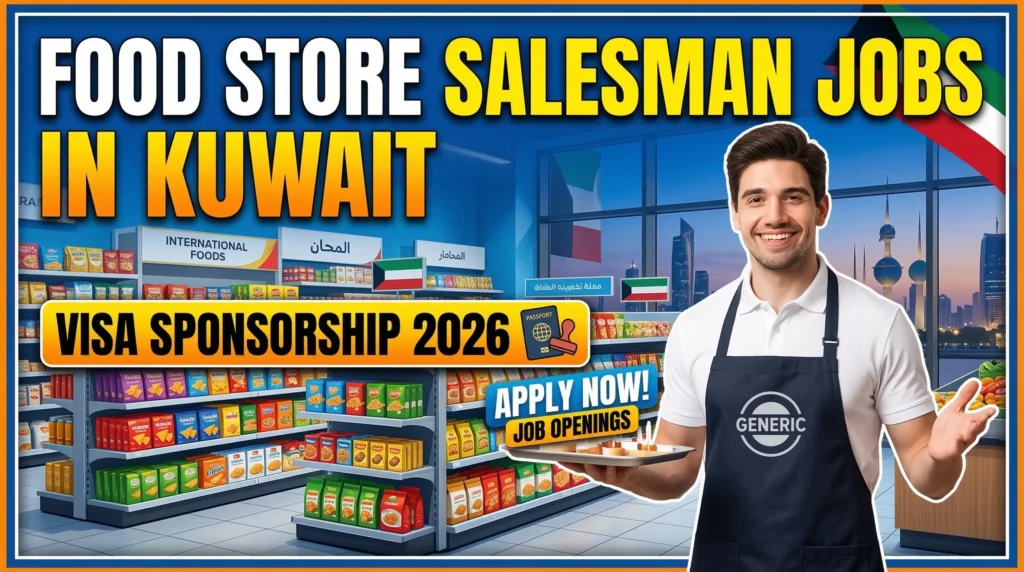 Food Store Salesman Jobs in Kuwait with Visa Sponsorship 2026 - getfast.pk